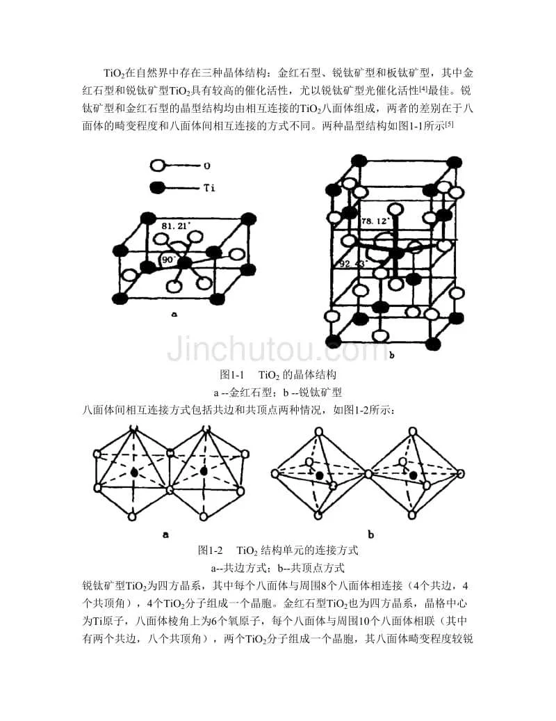 二氧化钛晶体结构性质 - 360文库